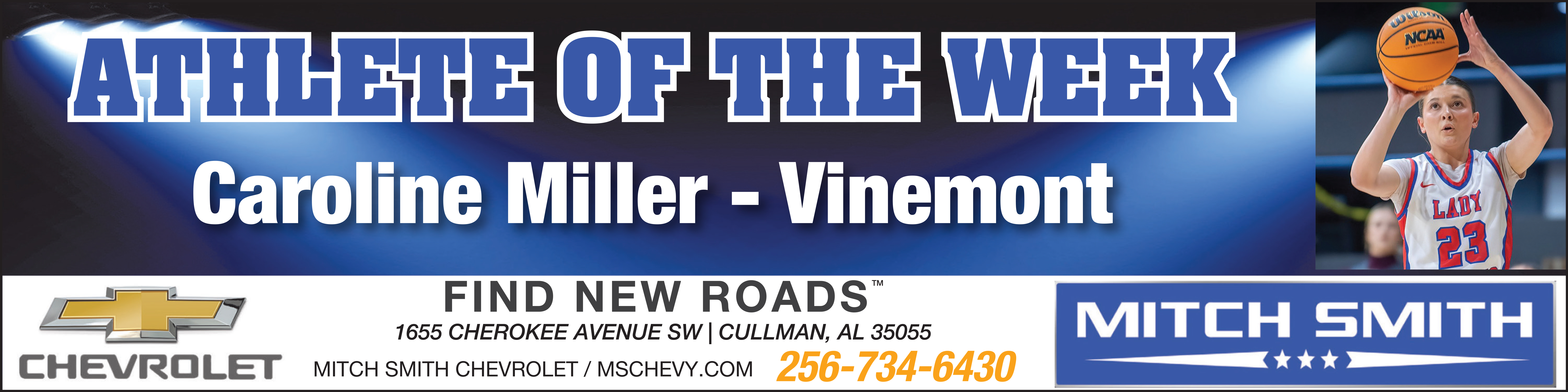 LOCAL SPORTS: Vinemont’s Caroline Miller named Athlete of the Week ...